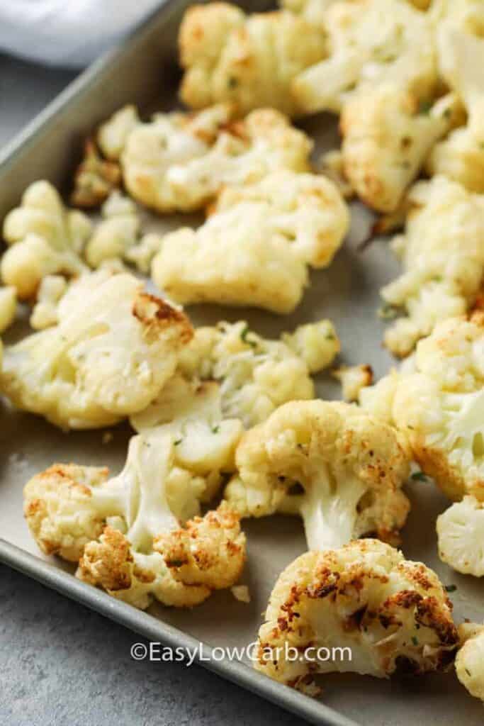 Best Roasted Cauliflower {Ready in 30 min!} - Easy Low Carb