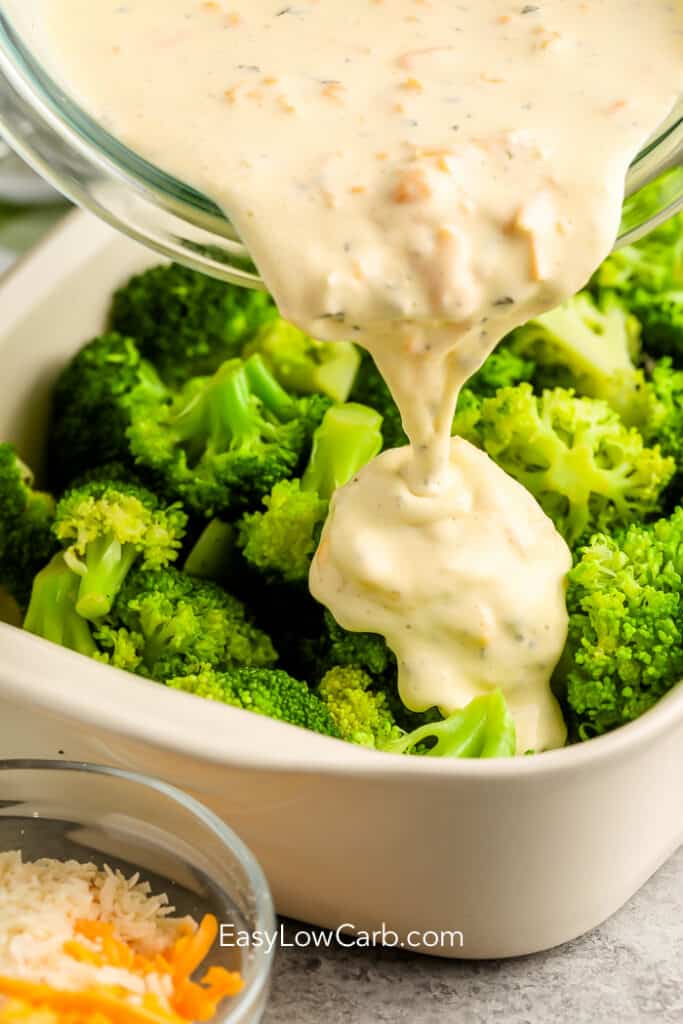 Low Carb Broccoli Casserole Easy Side Dish Easy Low Carb