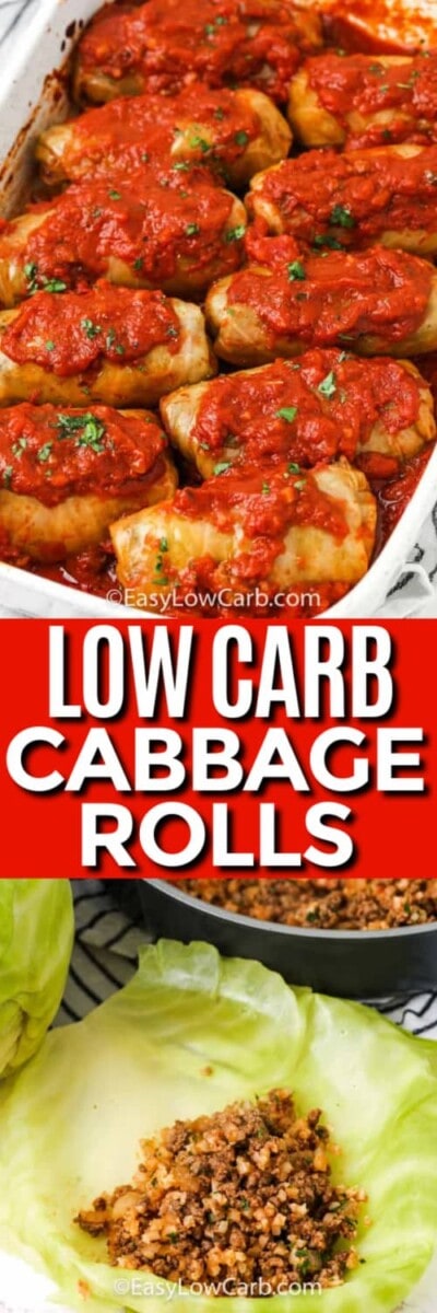 Low Carb Cabbage Rolls (Perfect for the Holidays!) - Easy Low Carb