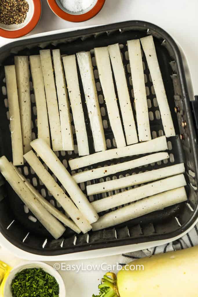 Air Fryer Daikon Fries (A Low Carb Snack!) - Easy Low Carb