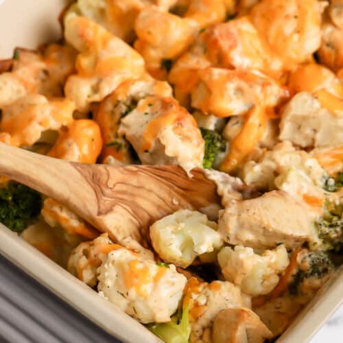 Chicken Broccoli Cauliflower Casserole