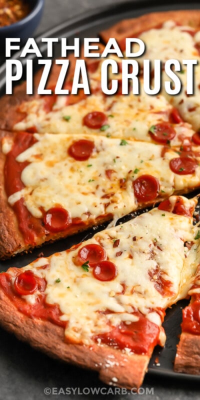 Fathead Pizza Crust (Easy, Cheesy Recipe!) - Easy Low Carb