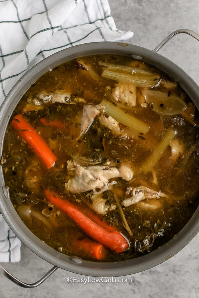 Turkey Broth (Easy Homemade Low Carb Recipe!) - Easy Low Carb