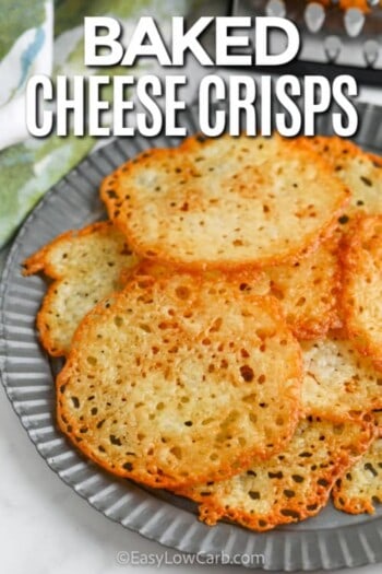 Mozzarella Cheese Crisps Recipe (10 Minute Recipe!) - Easy Low Carb