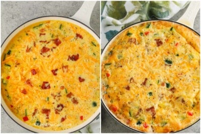 Zucchini Frittata (20 Minute Prep!) - Easy Low Carb