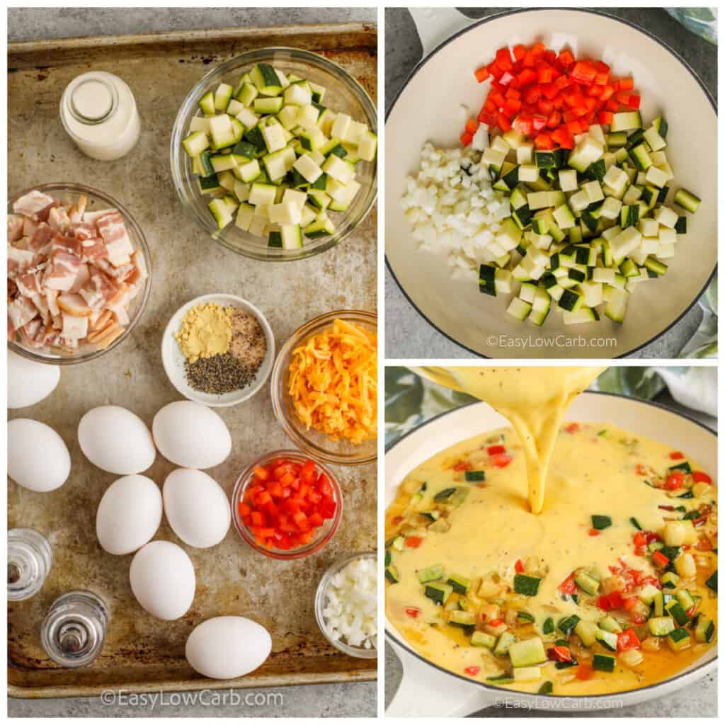 Zucchini Frittata (20 Minute Prep!) - Easy Low Carb