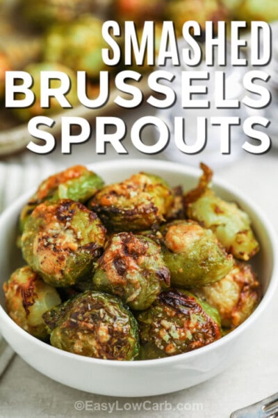Smashed Brussels Sprouts (Quick & Easy Prep!) - Easy Low Carb