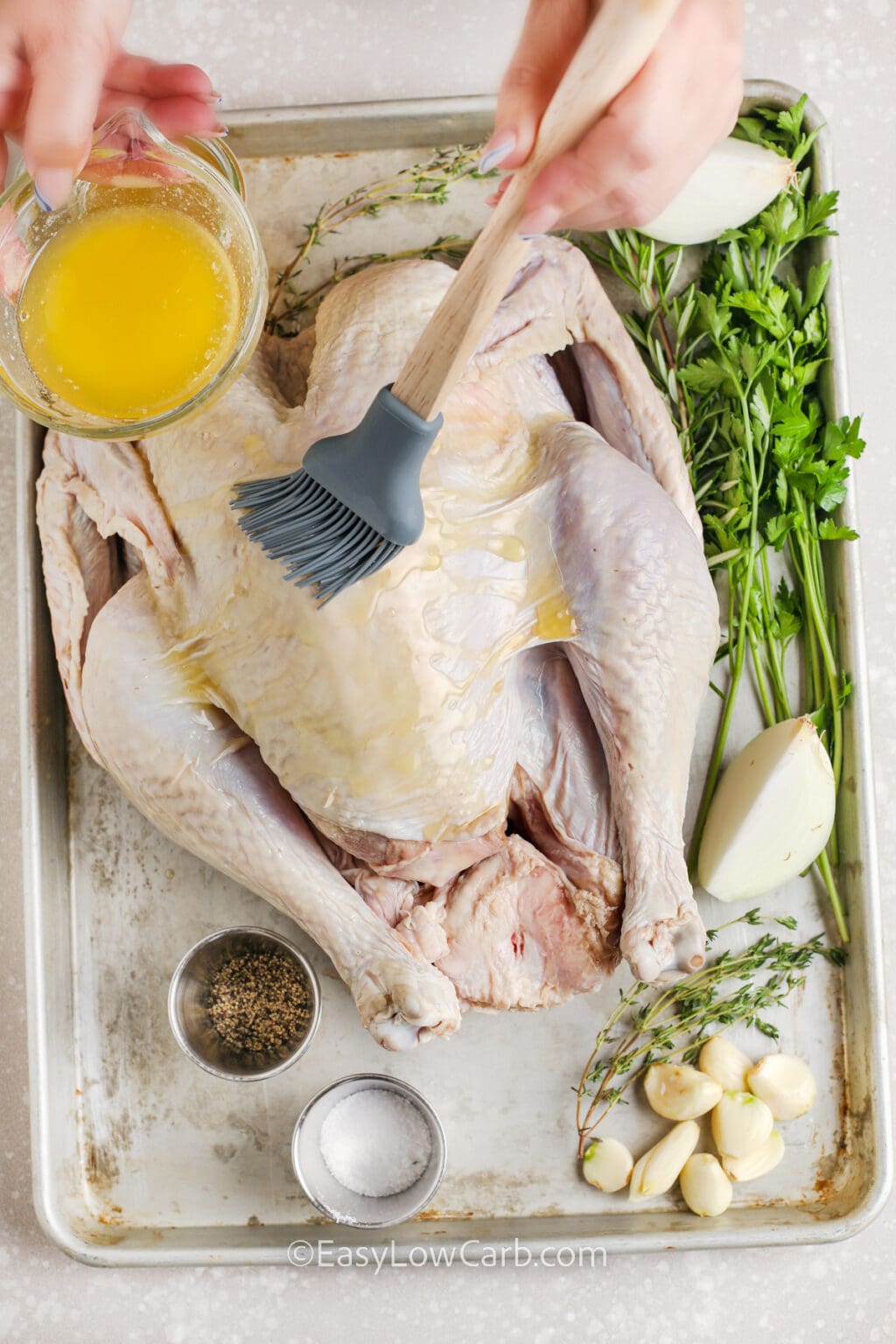 Oven Roasted Turkey (Simple Ingredients, Easy Steps!) - Easy Low Carb