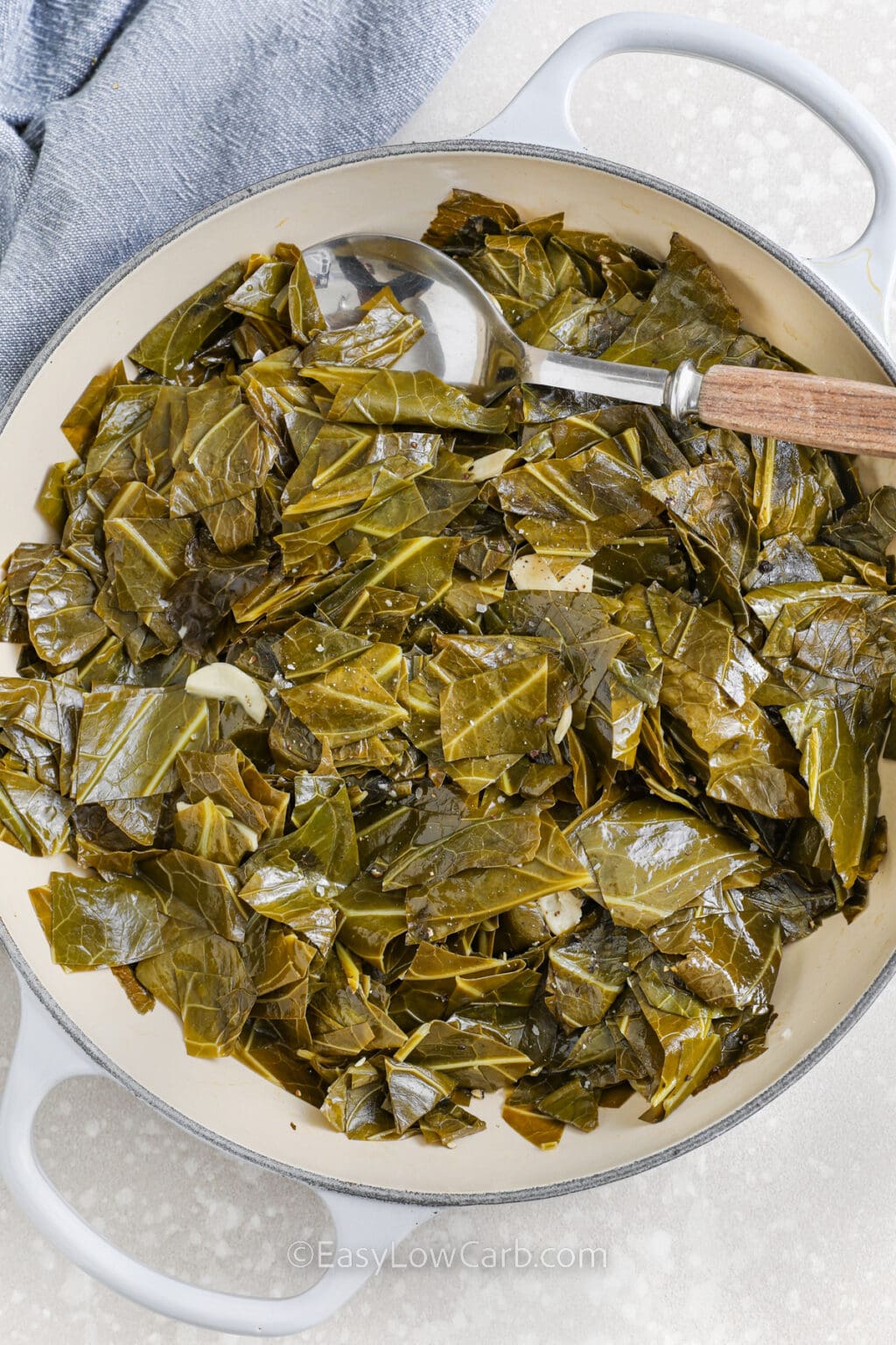 Sauteed Collard Greens (Healthy Side Dish!) - Easy Low Carb
