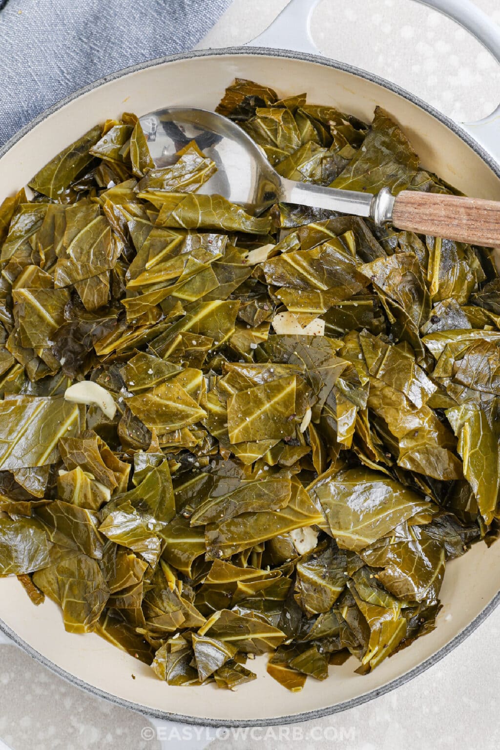 Sauteed Collard Greens (Healthy Side Dish!) - Easy Low Carb