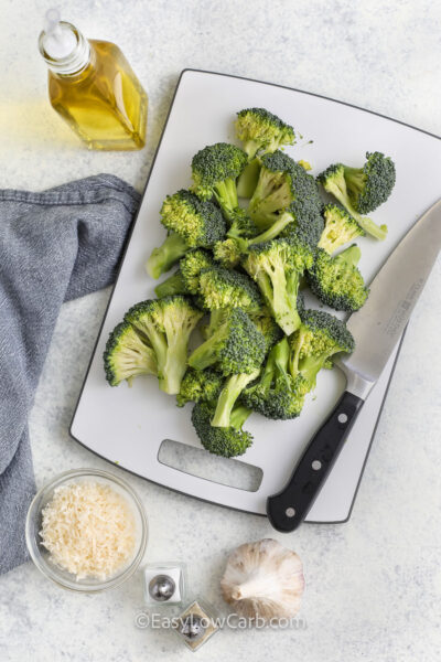 Parmesan Broccoli (Tasty Low Carb Snack!) - Easy Low Carb