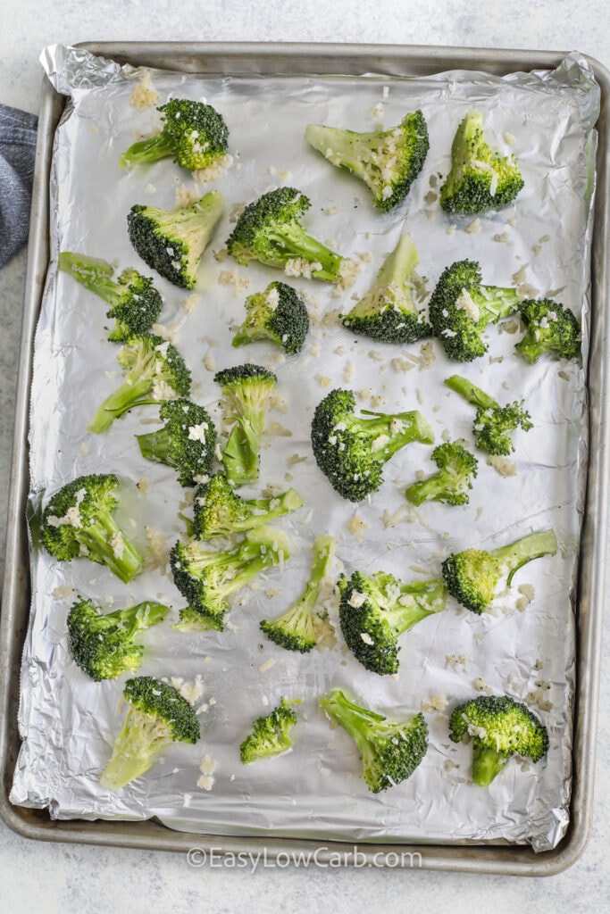 Parmesan Broccoli (Tasty Low Carb Snack!) - Easy Low Carb