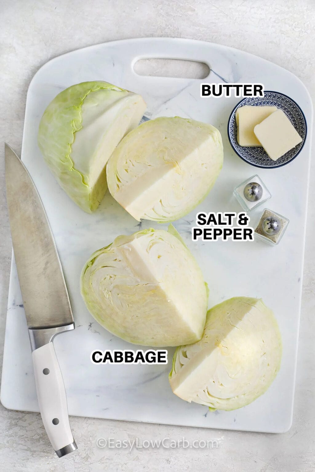 Boiled Cabbage (Quick & Easy Side Dish!) - Easy Low Carb