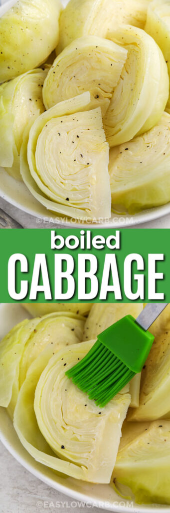 Boiled Cabbage (Quick & Easy Side Dish!) - Easy Low Carb