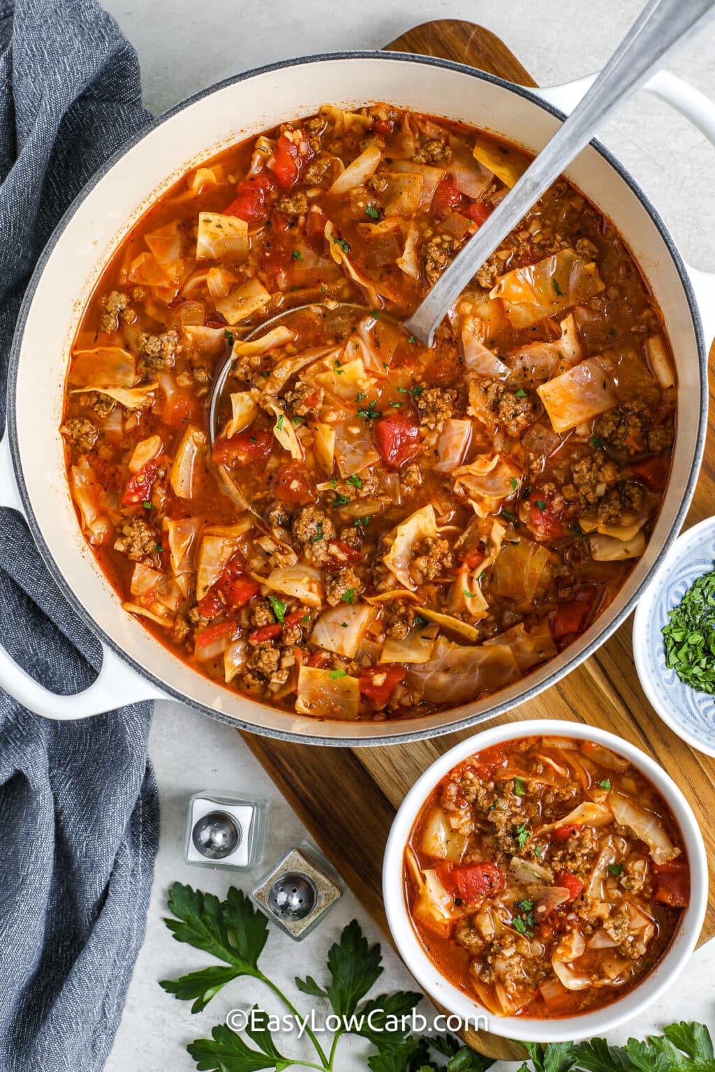 Cabbage Roll Soup Recipe (Healthy and Tasty!) - Easy Low Carb