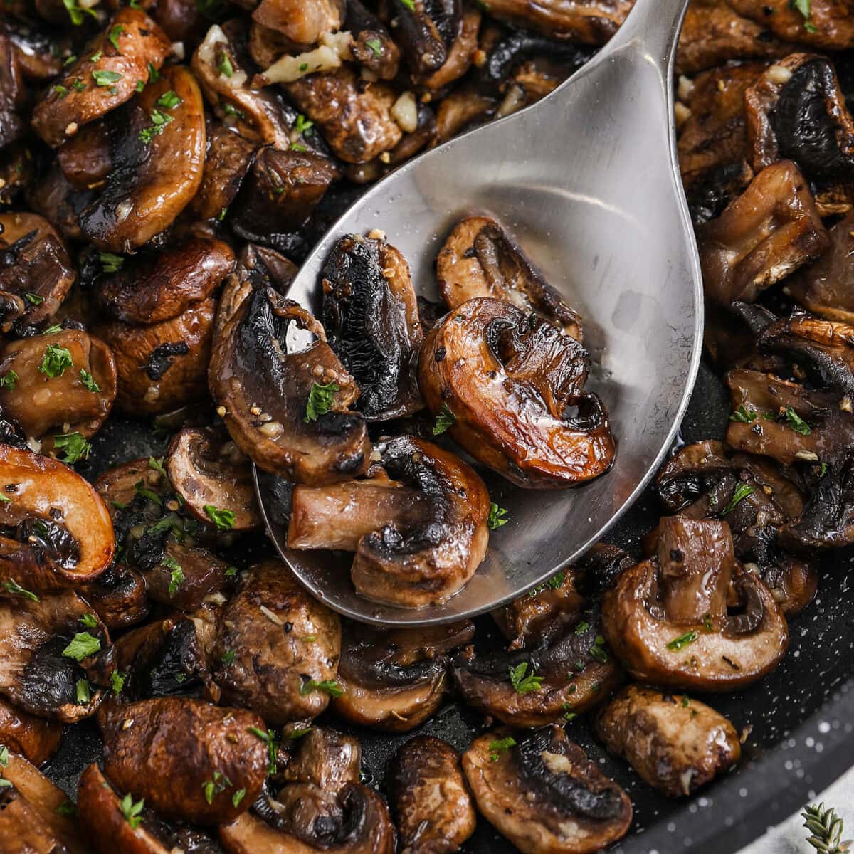 Garlic Butter Mushrooms (Simple & Savory!) - Easy Low Carb