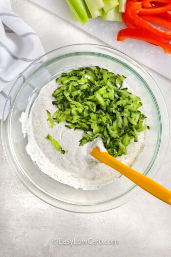 Cucumber Dip (Fresh & Simple Recipe!) - Easy Low Carb