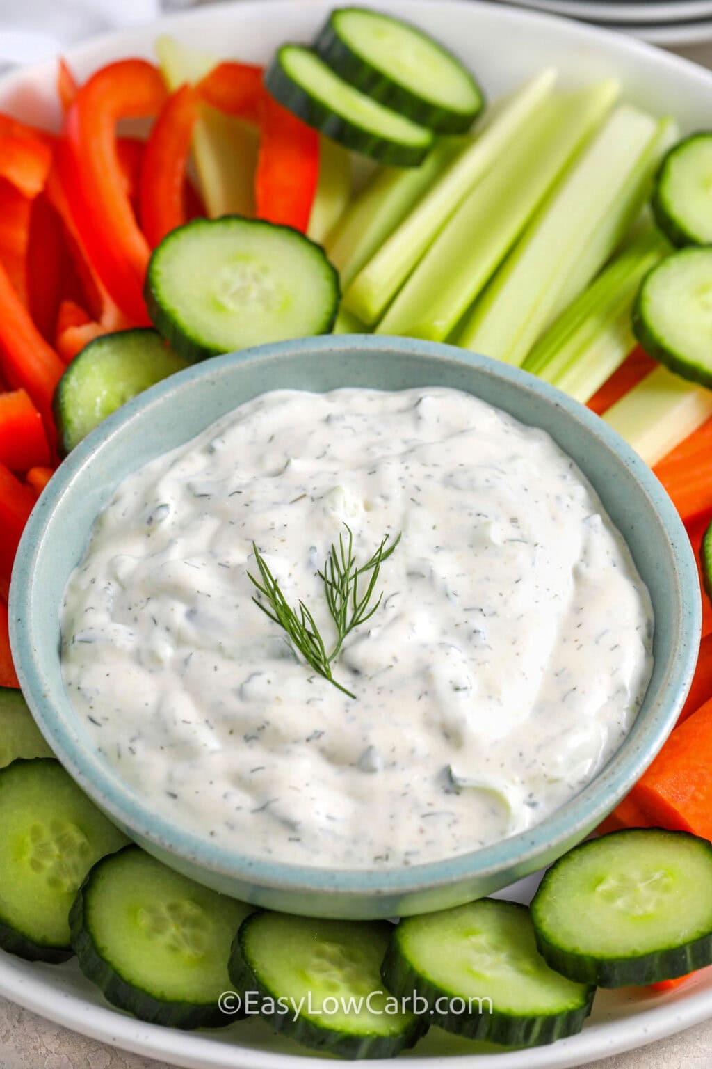 Cucumber Dip (Fresh & Simple Recipe!) - Easy Low Carb