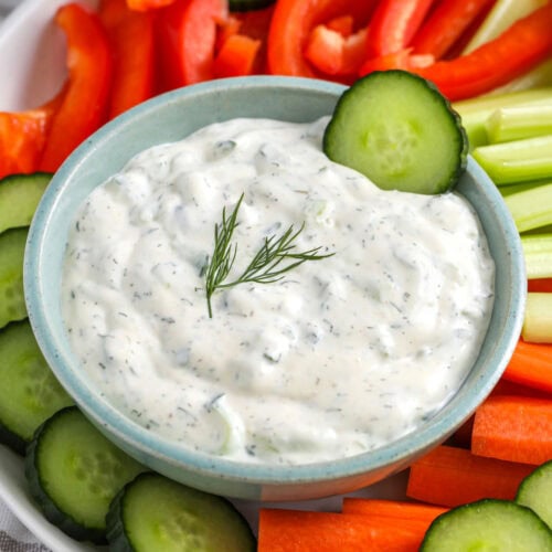 Cucumber Dip (Fresh & Simple Recipe!) - Easy Low Carb