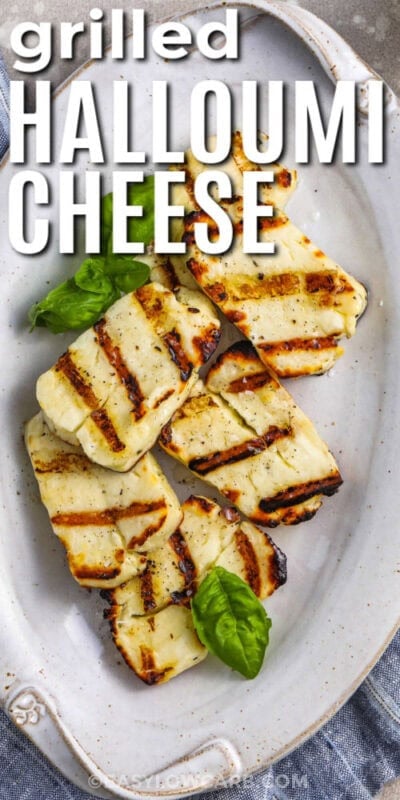 Grilled Halloumi (Gourmet Level Side or Topping!) - Easy Low Carb