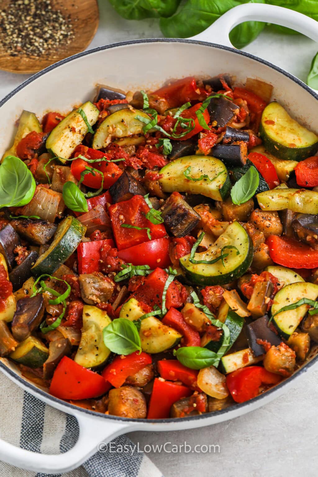 Easy Ratatouille Recipe (Loaded With Flavor!) - Easy Low Carb