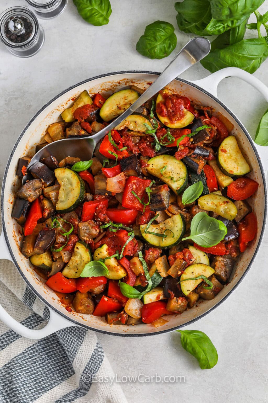 Easy Ratatouille Recipe (Loaded With Flavor!) - Easy Low Carb