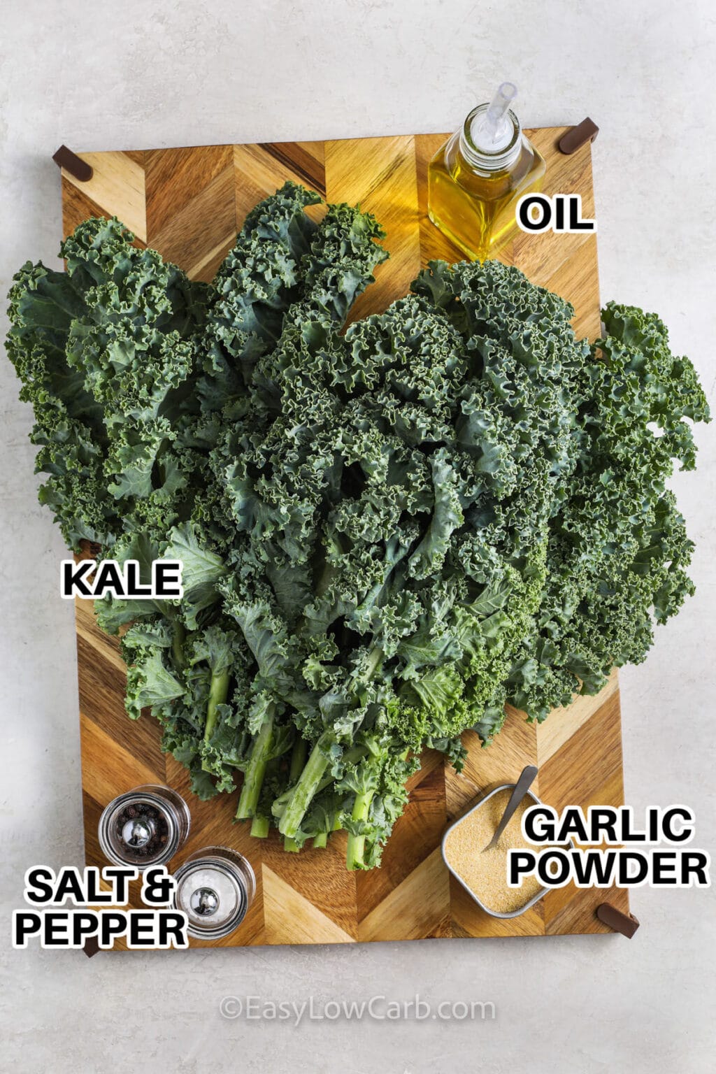 Roasted Kale (Just 5 Minute Prep!) - Easy Low Carb