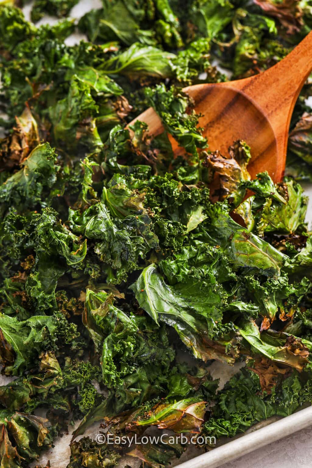 Roasted Kale (Just 5 Minute Prep!) - Easy Low Carb