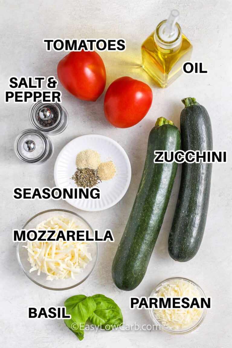 Zucchini Bake (Cheesy and Low Carb!) - Easy Low Carb