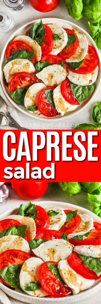 Caprese Salad Recipe (Ready in Minutes!) - Easy Low Carb