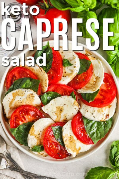 Caprese Salad Recipe (Ready in Minutes!) - Easy Low Carb