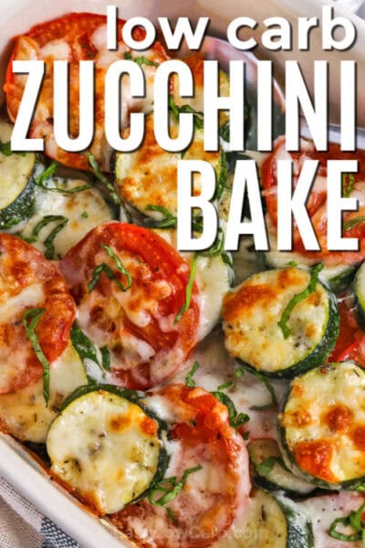 Zucchini Bake (Cheesy and Low Carb!) - Easy Low Carb
