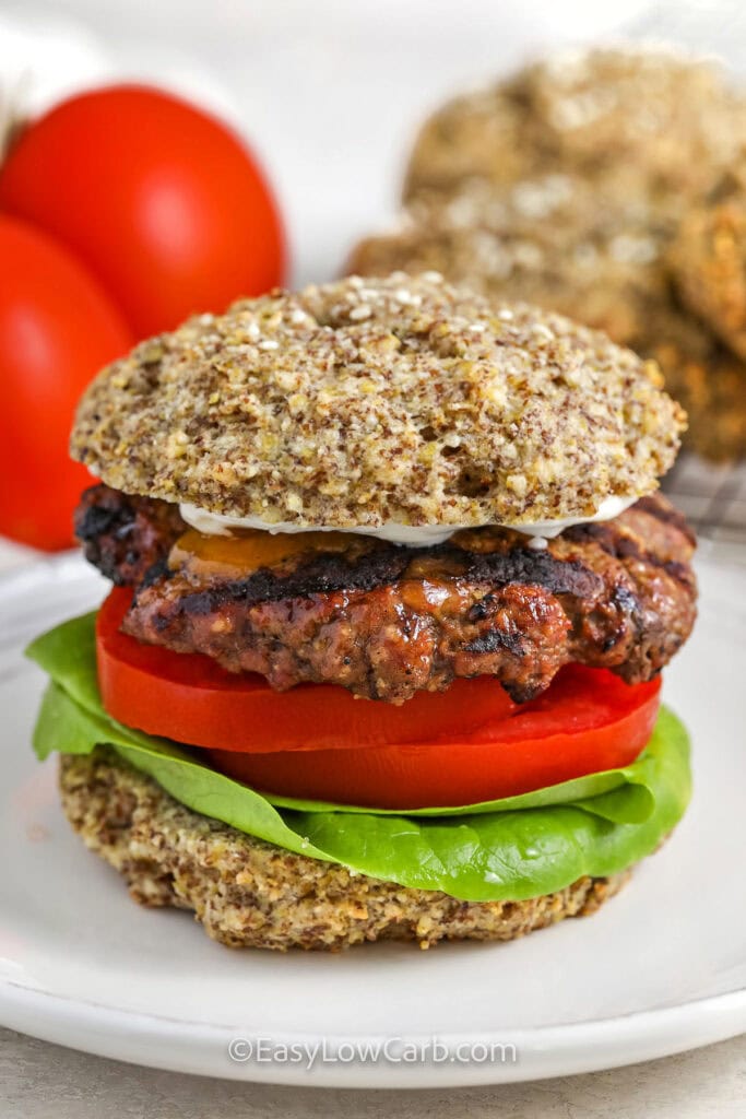 Keto Hamburger Buns (A Hearty, Low Carb Alternative!) - Easy Low Carb