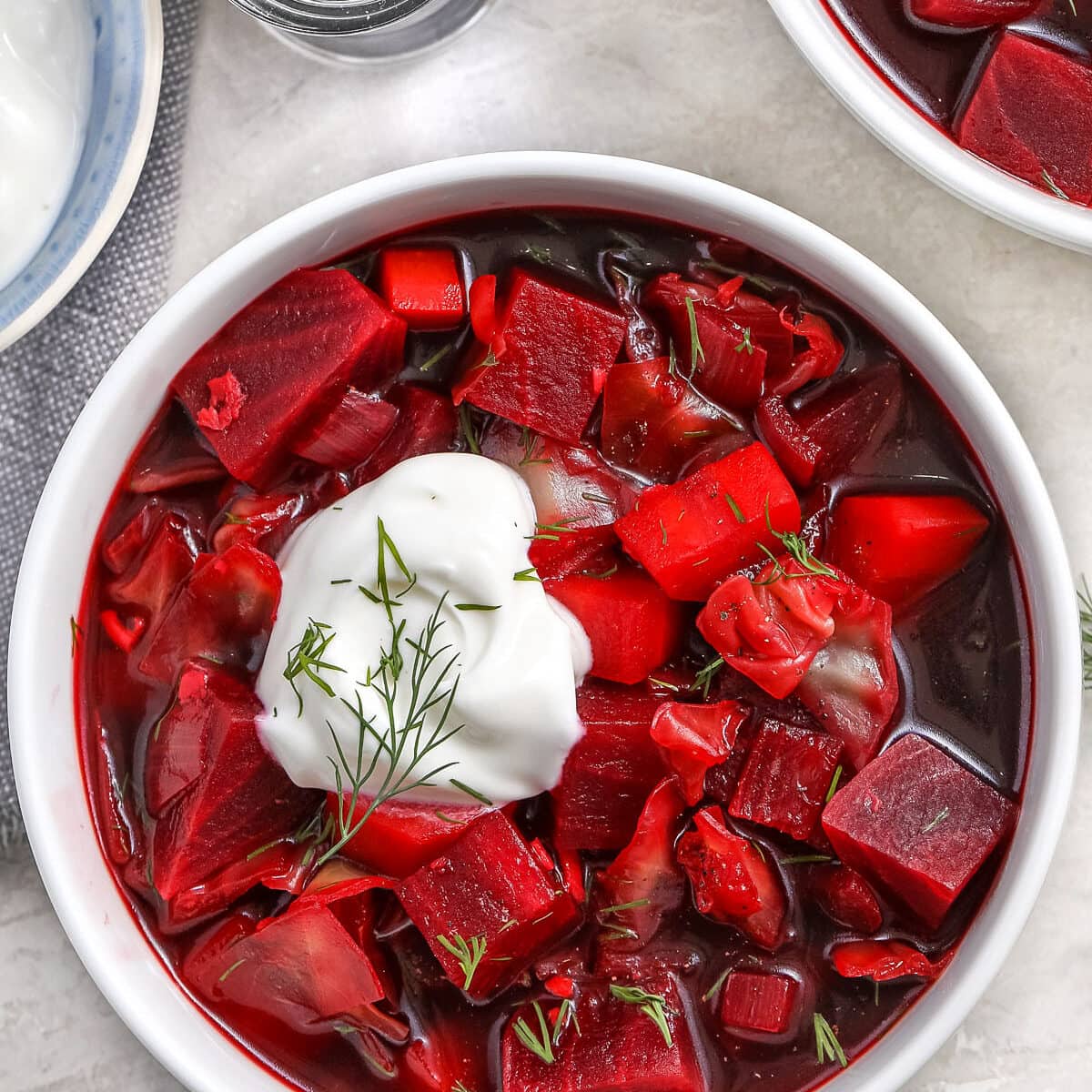 Beet Soup (Delicious & Nutritious!) - Easy Low Carb
