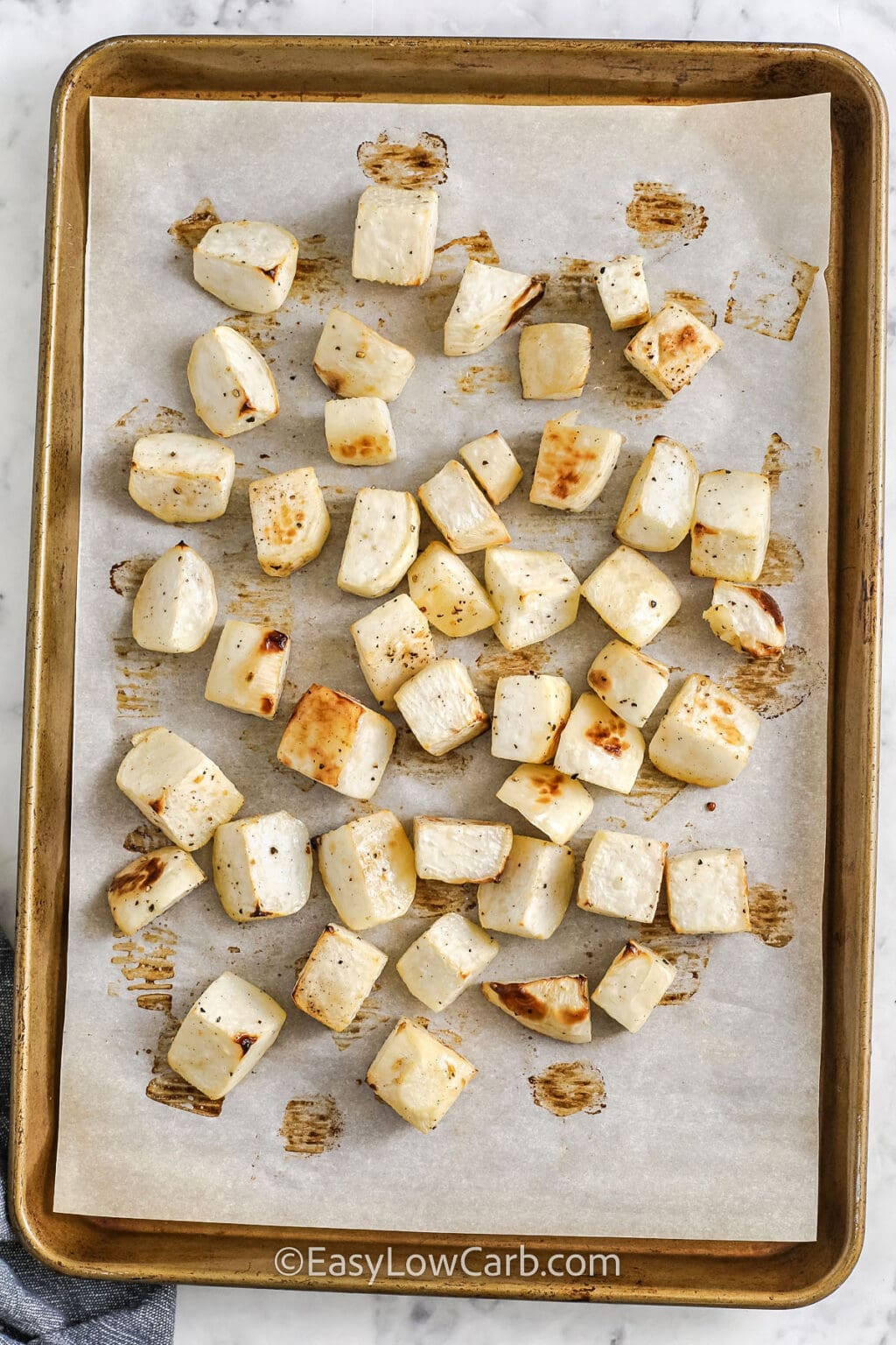 Roasted Turnips (Easy & Flavorful Side!) - Easy Low Carb