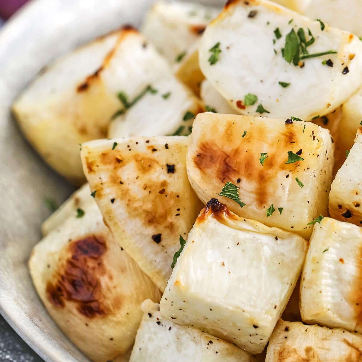 Roasted Turnips (Easy & Flavorful Side!) - Easy Low Carb