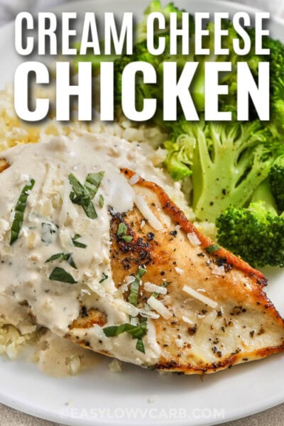 Cream Cheese Chicken (30 Minutes or Less!) - Easy Low Carb