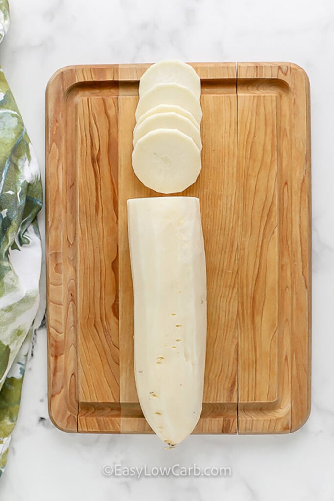 Keto Daikon Potato Gratin Recipe(Cheesy Side Dish) - Easy Low Carb