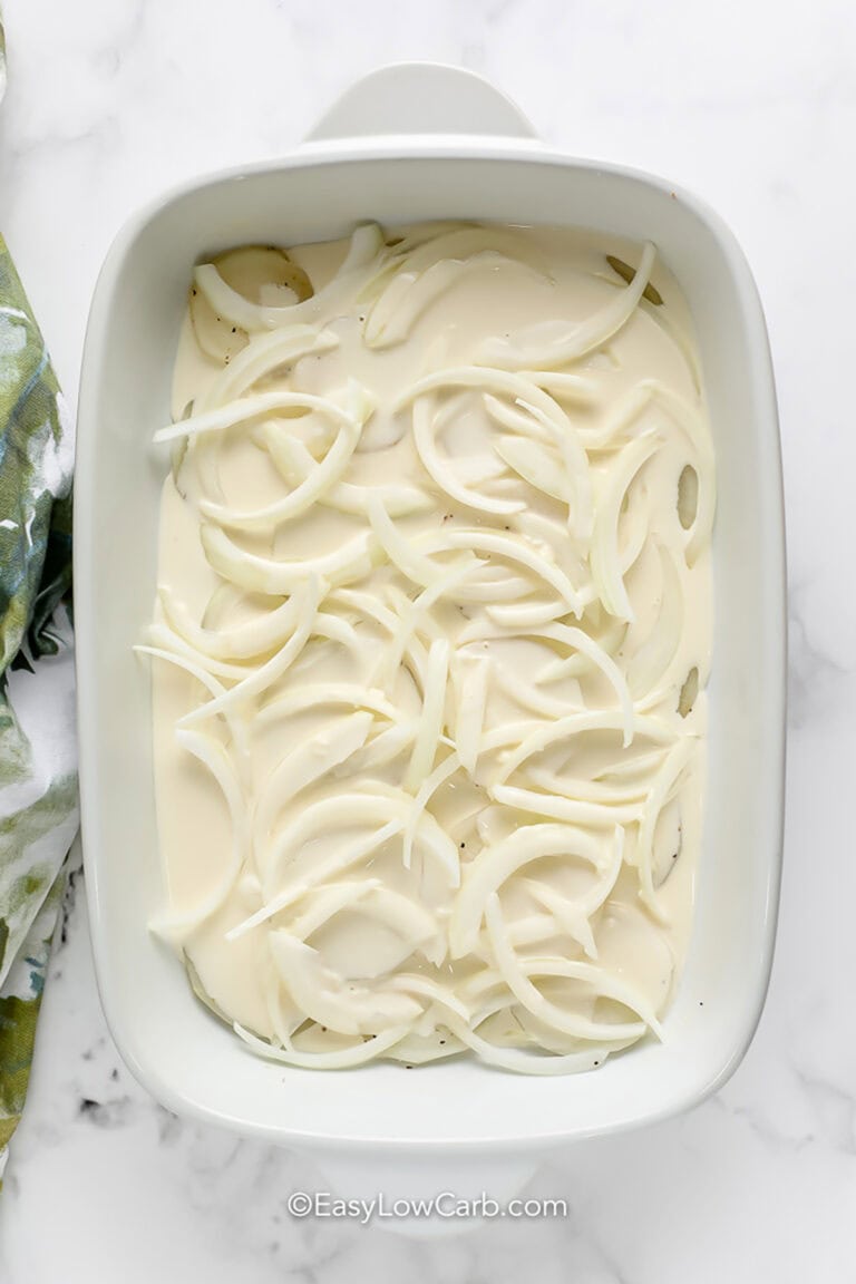 Keto Daikon Potato Gratin Recipe(Cheesy Side Dish) - Easy Low Carb